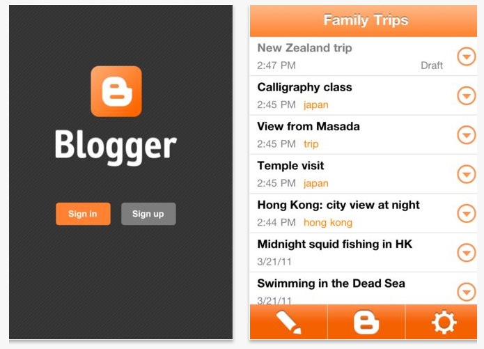 Blogger estrena su aplicación oficial para iPhone - islaBit