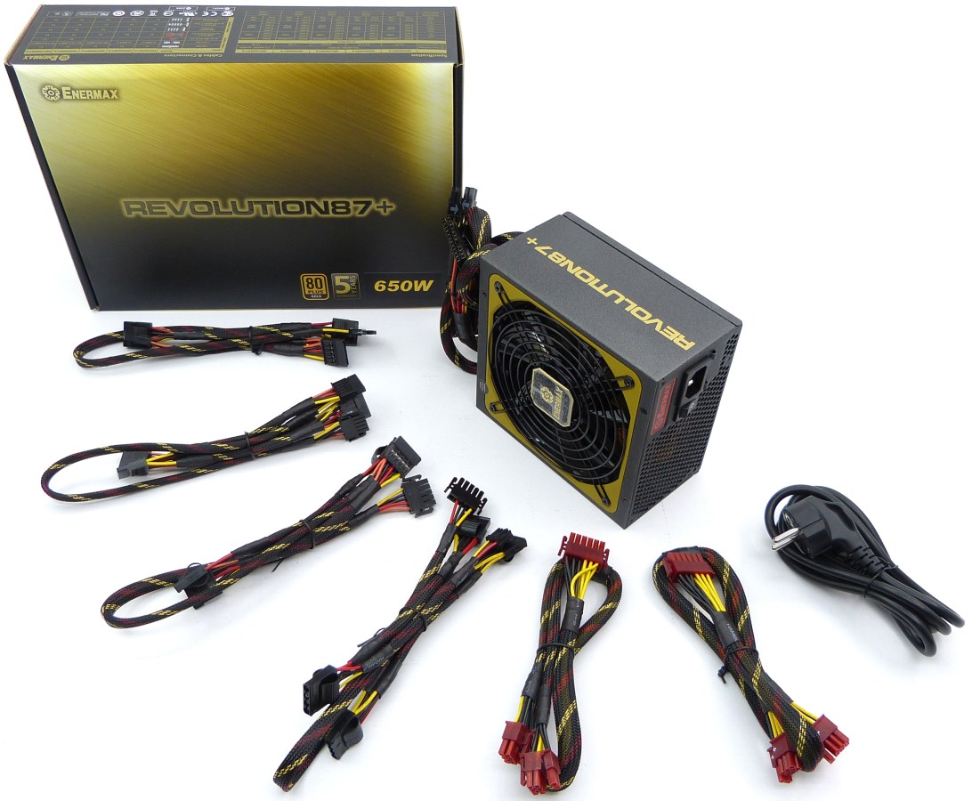 Review Fuente Modular ENERMAX REVOLUTION87+ 650W 80Plus Gold. Premios ...