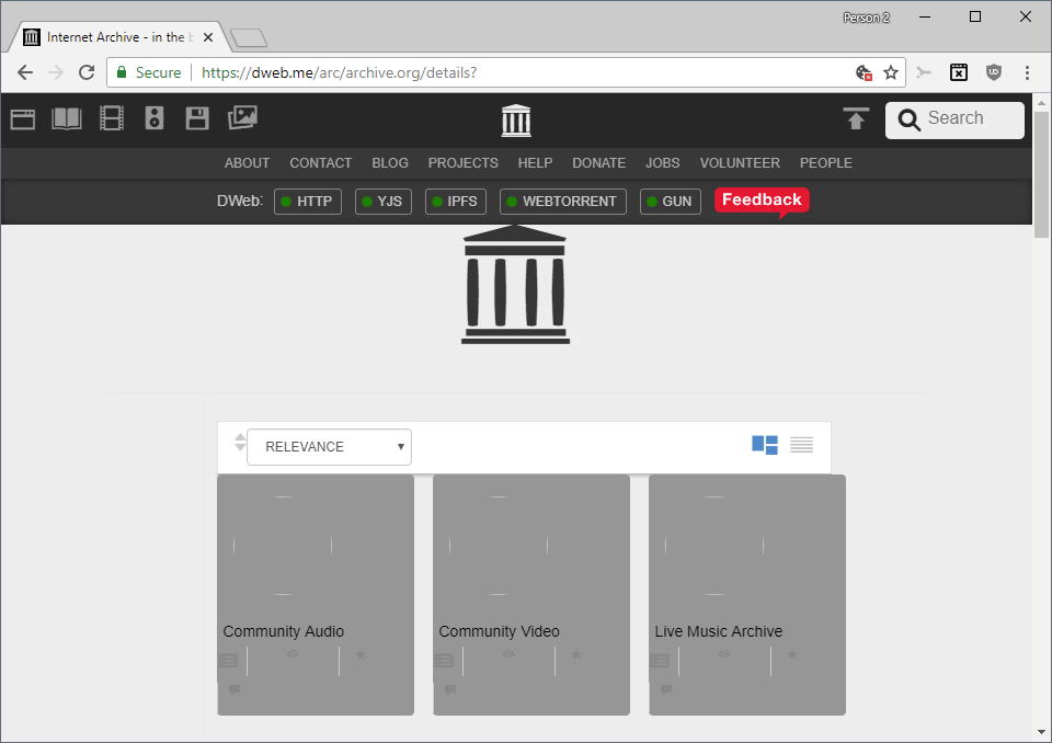 Ahora puede acceder a una versión descentralizada de Archive.org - islaBit