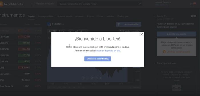 Aprende a invertir al crear una cuenta en Libertex - islaBit