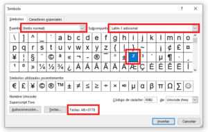 Cómo escribir el símbolo cuadrado de un número x² en Word - islaBit