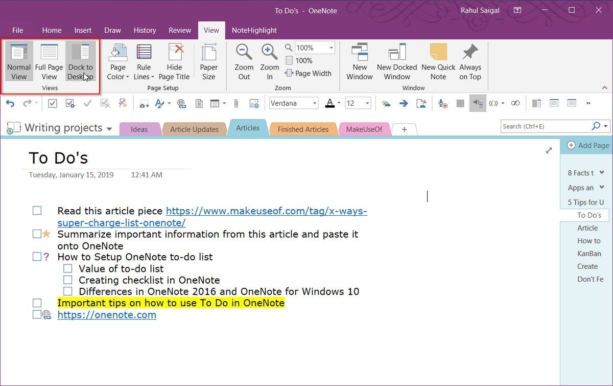 ¿Cómo crear tareas de Outlook en OneNote? - islaBit