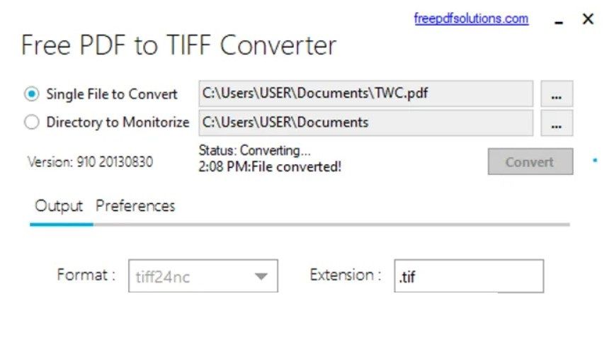 Cómo convertir documento PDF a una imagen TIFF - islaBit