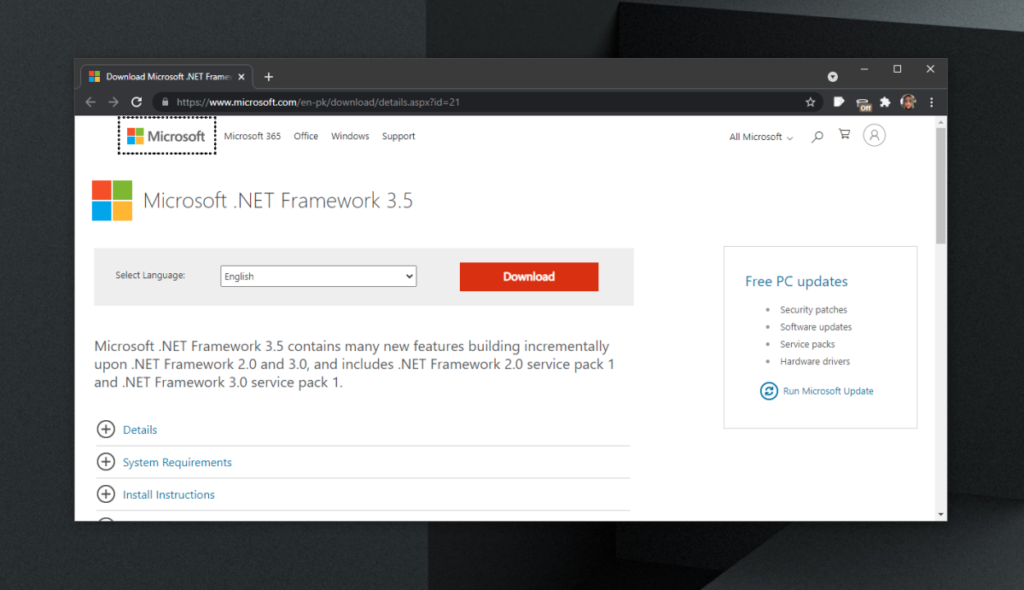 Cómo descargar .NET Framework 3.5 en Windows 10 - islaBit